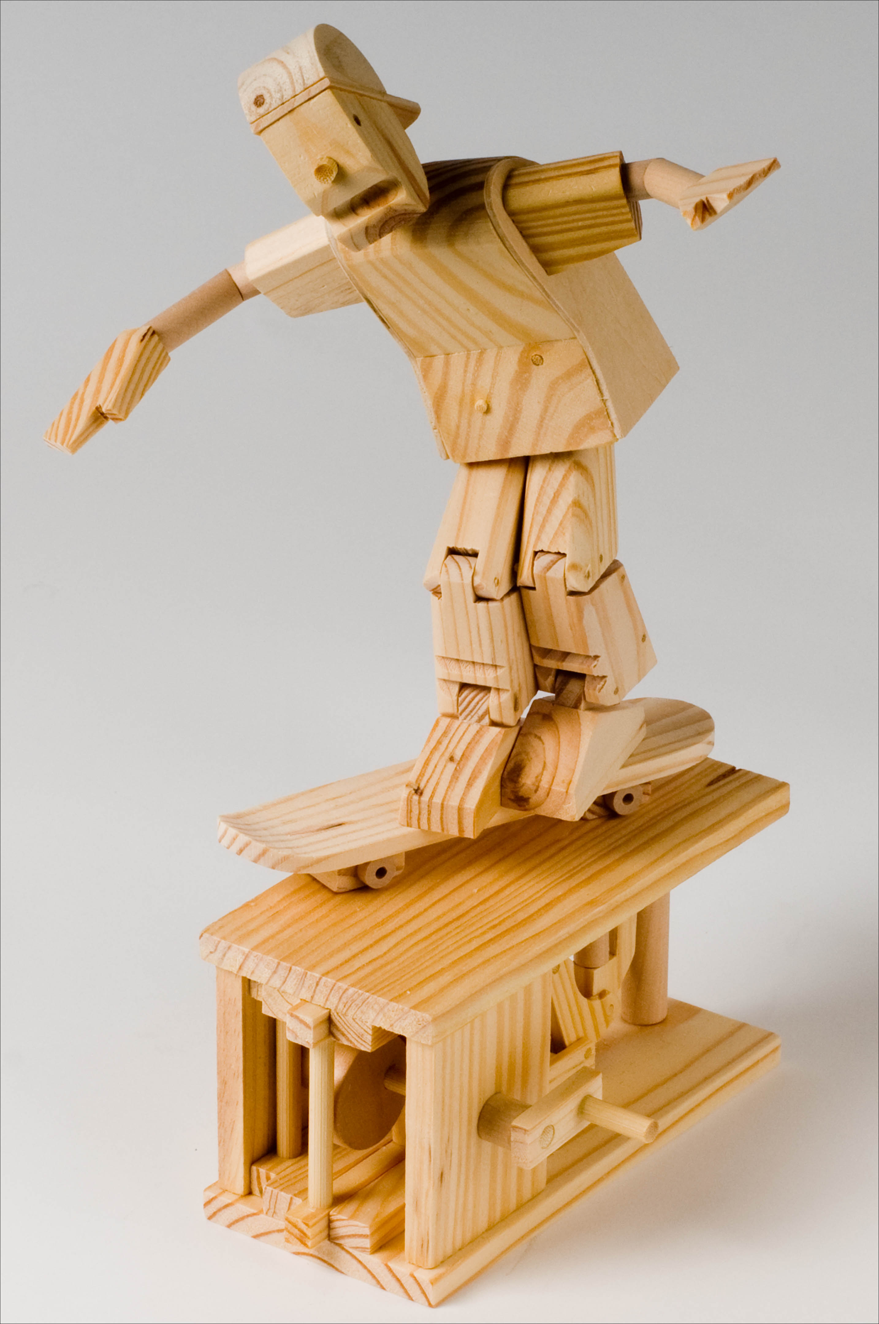 The Tree House Shop; The Skateboarder Self Assembly Automaton Kit From ...